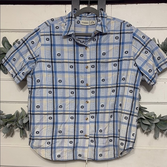 Classic Elements | Tops | Vintage Classic Elements Plaid Top | Poshmark